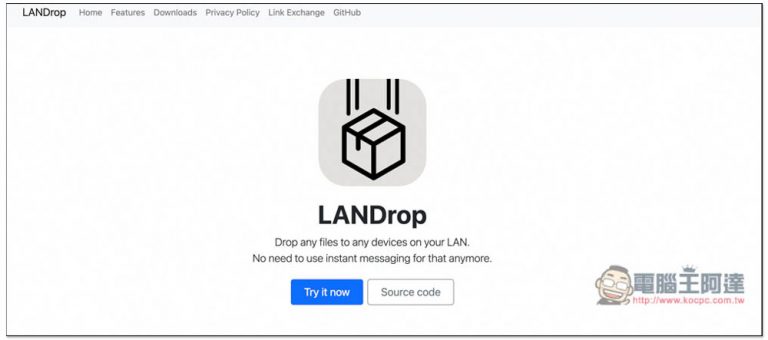LANDrop 輕鬆實現跨系統無線傳輸資料、照片的免費工具（Windows、Mac、iOS、Android、Linux） - 電腦王阿達