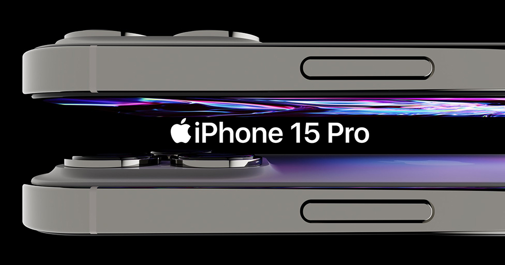 iPhone 15 Pro 全新設計外觀渲染圖曝光，機身前後帶有曲線和超薄邊框的平面螢幕 - 電腦王阿達