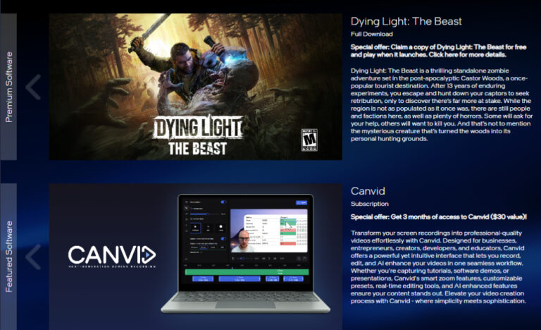 有點佛！現在買 Intel 14 代處理器可免費獲得《垂死之光：困獸》、《文明帝國VI》和其他軟體 - 電腦王阿達